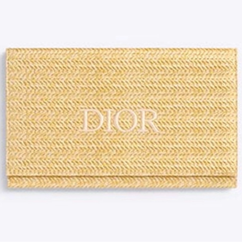 Dior Raffia Clutch - Gem